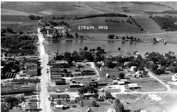 Strum, Wisconsin About 1940